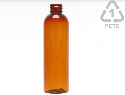 4 oz Amber PET Plastic Bottles Canada: Recyclable Bottles Cosmetic ...